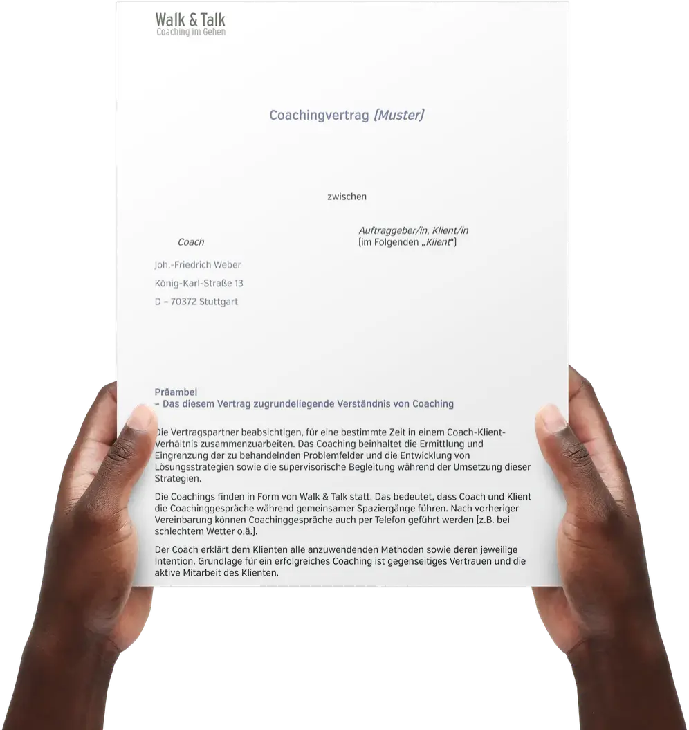 Coaching Vertrag Vorschau – easyContracts